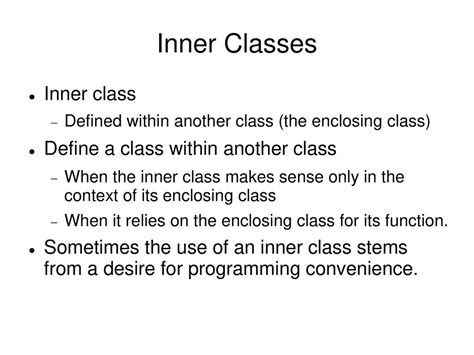 other class and object relationships ppt download