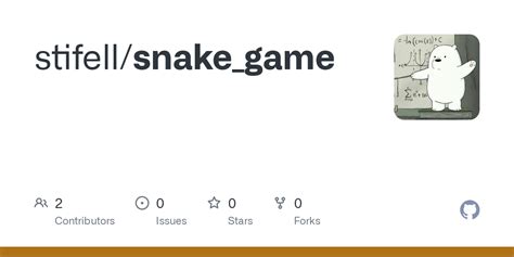GitHub Stifell Snake Game