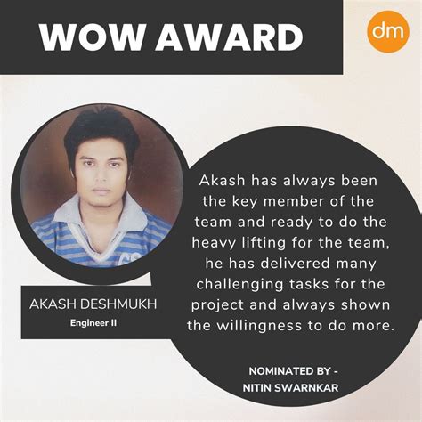 Akash Deshmukh Posted On Linkedin