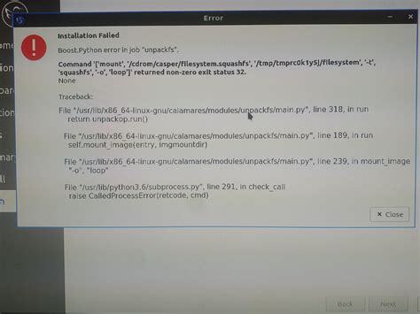 So I Always Get This Error When Installing Lubuntu 18 10 Any Help R Ubuntu