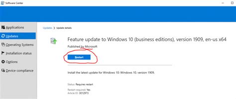 Windows Feature Update Installation Failing Error XC E System Center Configuration