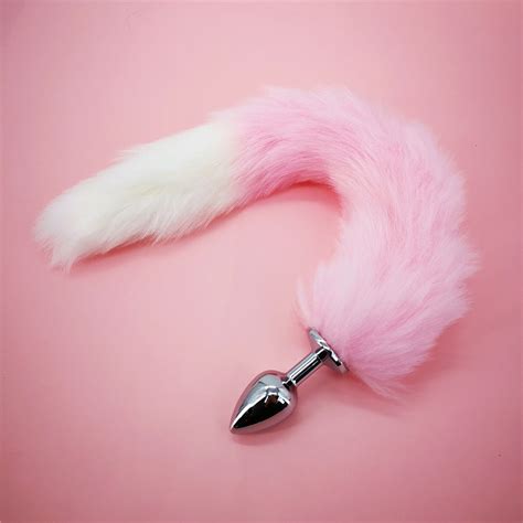 Soft Anal Plug Faux Fox Tail Cosplay Butt Plug Anal Sex Tail Stainles
