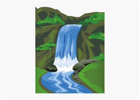 Waterfall Photography Euclidean Vector Clip Art Waterfall Clipart Png