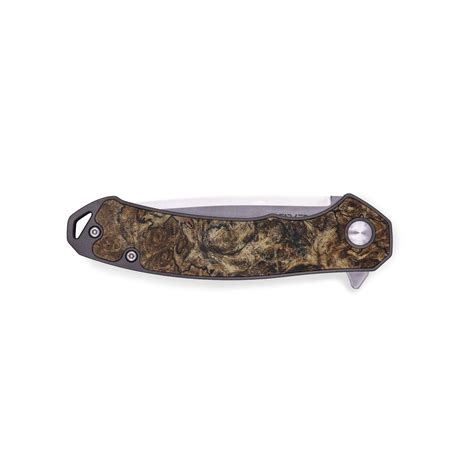 Edc Burl Wood Pocket Knife Gill Maple Burl 521524 Carved Knives