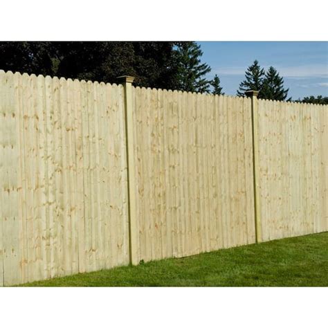 Pressure Treated Wood Fence Panels The Home Depot