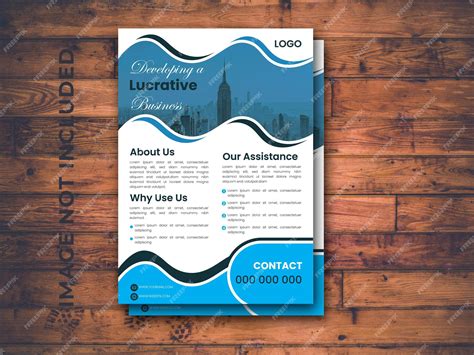 Premium Vector Modern Creative A4 Vector Flayer Design Template