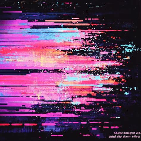 Abstract Background With Digital Noise Effect Premium Ai Generated Image
