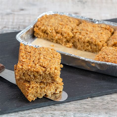 Golden Sticky Flapjack The Real Pie Company