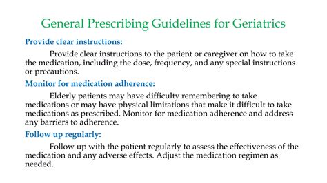 General Prescribing Guidelines Pptx