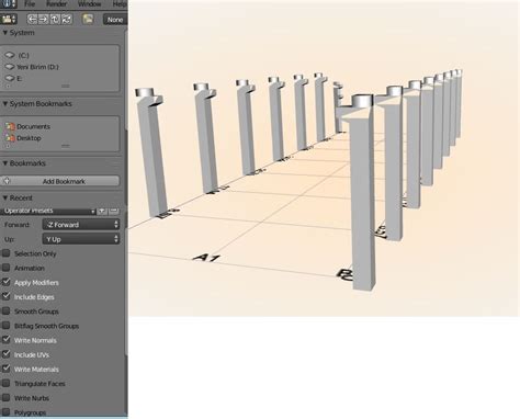 Javascript Exported Object From Blender Doesnt Work Properly In