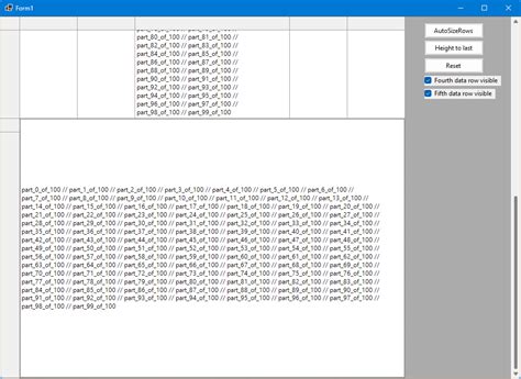 c1flexgrid improved autosizerows for merged ranges winforms