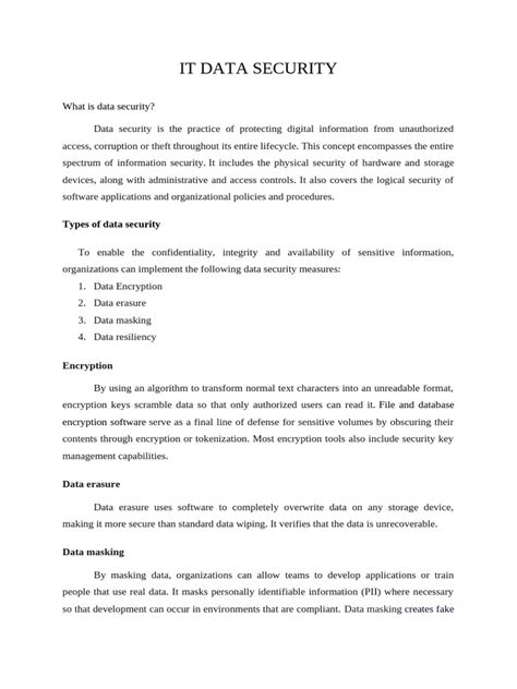 It Data Securitynotes Pdf Computer Virus Cryptography