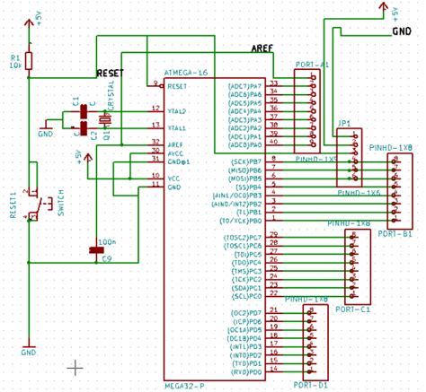 Atmega 16 32 Development Board V1 0 Arnab Kumar Das