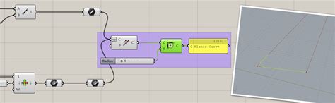 Fillet Curve Between Line And Planar Curve Grasshopper Mcneel Forum