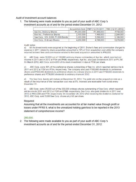 Auditing And Assurance Concepts And Application 2 Download Free Pdf Debits And Credits