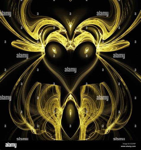 Digital Visualization Of A Fractal Stock Photo Alamy