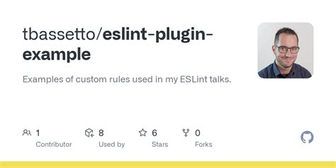 Github Tbassettoeslint Plugin Example Examples Of Custom Rules Used In My Eslint Talks