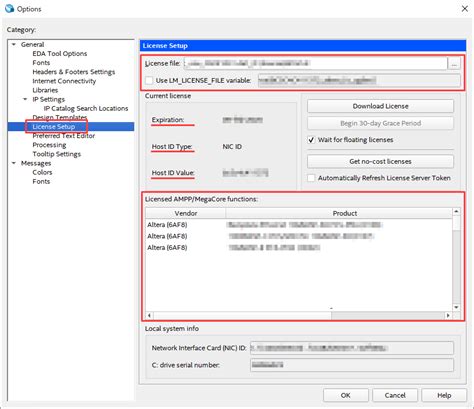 Quartus® Prime、ip および Questa Altera® Fpga Edition の Fixed ライセンス設定方法 半導体事業 マクニカ