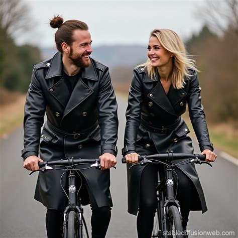 Couple Riding Bike Prompts Stable Diffusion Online
