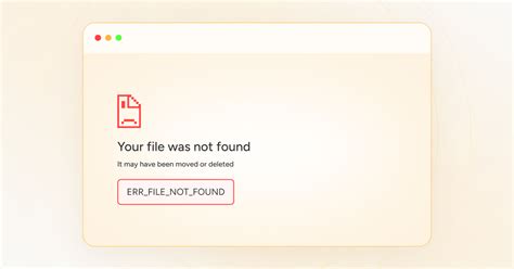 How To Fix The ERR FILE NOT FOUND Error In Google Chrome