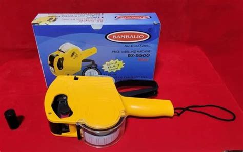 Bambaliyo Price Labelling Machine Bx 5500 Automation Grade Manual