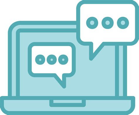 Chat Box Vector Icon 16003374 Vector Art At Vecteezy