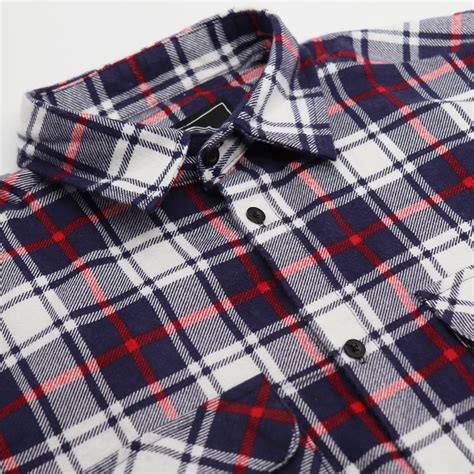 Mens 100 Cotton Flannelette Shirt Long Sleeve Plaid Check Flannel W
