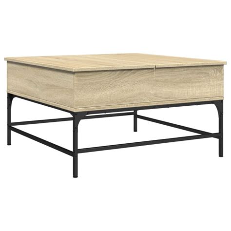 Stolik Kawowy Ława Stół Sonoma 80x80x45 Przegrody Do Salonu Do Pokoju