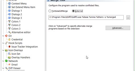 Setting Up Kdiff3 To Work With Tortoisegit