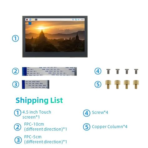 Inch Mipi Dsi Ips Capacitive Touch Screen Drive Free Pin Pwm Display Monitor For