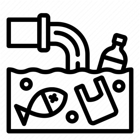 Pollution Plastic Ecology Environtment Water Pollution Icon