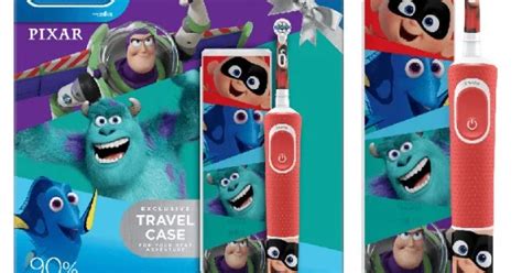 Oral B Electric Brush Vitality Pixar Plus Travel Bag Electric