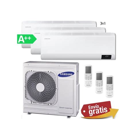 Aire Acondicionado Multisplit 3x1 Samsung Aj068txj3kgeu 3 X