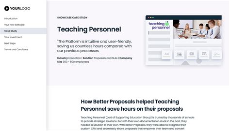 Free Better Proposals Product Proposal Template