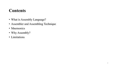 Assembly Language Ppt Free Download
