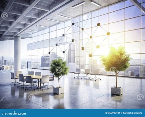 A Panoramic Minimalist White Infographic For Business Structure