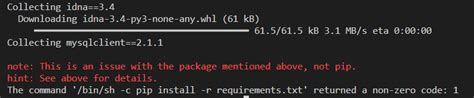 Python Dokcer Issue With Creating An Image For Django Project Stack Overflow