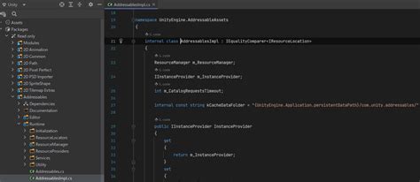 UnityのPackages内のコードをRider管理下に置く