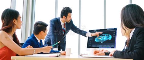 Electric Car Design Software On Computer Screen Show Simulation