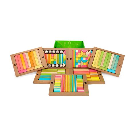 Magnetic Wooden Blocks Classroom Kit 240 Pieces Globalbellalunatoys