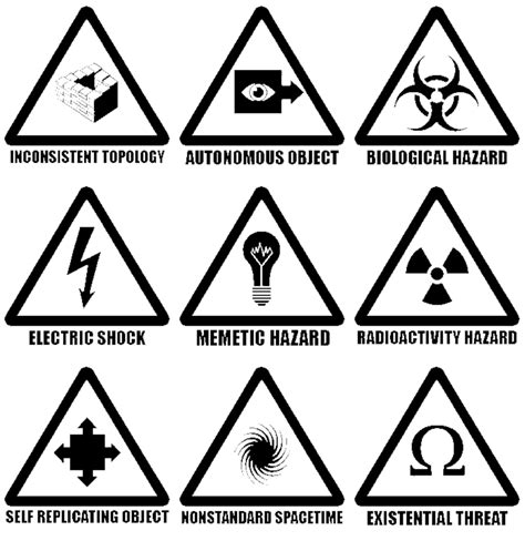 SCP Warning Label Earrings Rattlecan Feasibility Test The Smell Of Molten Projects In The Morning