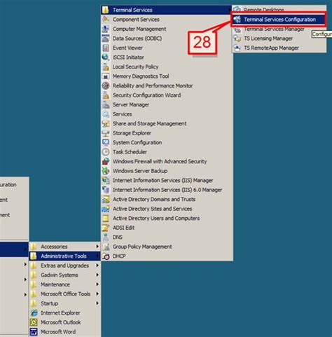 Terminal Services On Windows 2008 Server