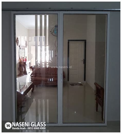 Pintu Geser Aluminium Pintu Untuk Ruang Sempit