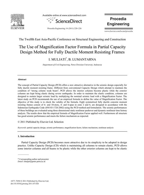 Solution The Use Of Magnification Factor Formula In Partial Capacity
