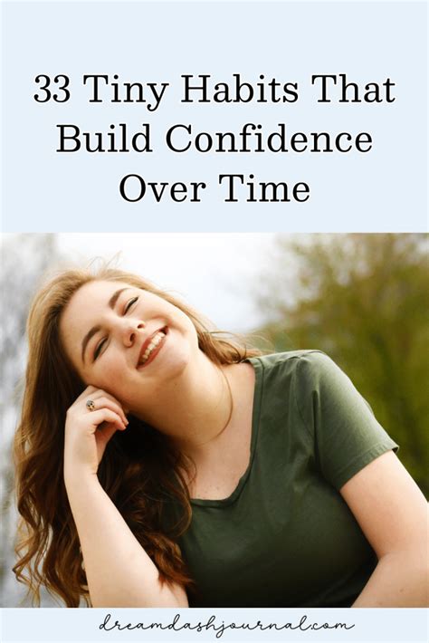 33 Tiny Habits That Build Confidence Over Time