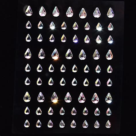 สติกเกอร์เพชร รูปหยดน้ําตา สําหรับแต่งหน้า คิ้ว ใบหน้า Diy Shopee Thailand