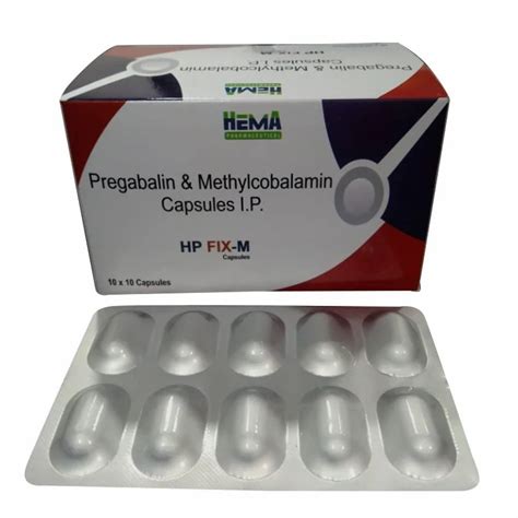 Pregabalin Methylcobalamin Capsules 10 X 10 At Rs 128 Box In Sansarpur Terrace Growth Centre