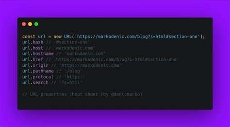 Marko Denic On Linkedin Url Properties Cheat Sheet