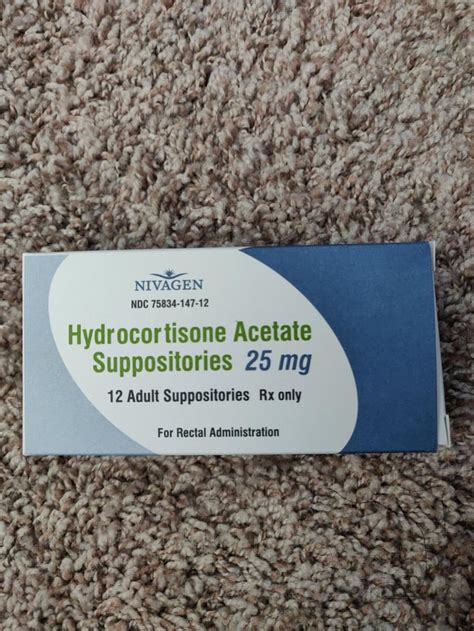Hydrocortisone Acetate Suppositories Does Anyone Have Experiences