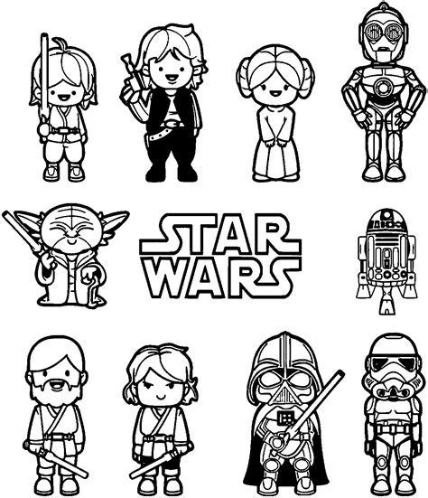 Star Wars Characters Drawings At Explore